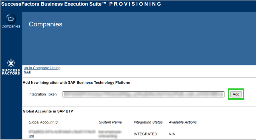 Adobe Sign para SAP SuccessFactors: Guía de instalación de Cloud Foundry