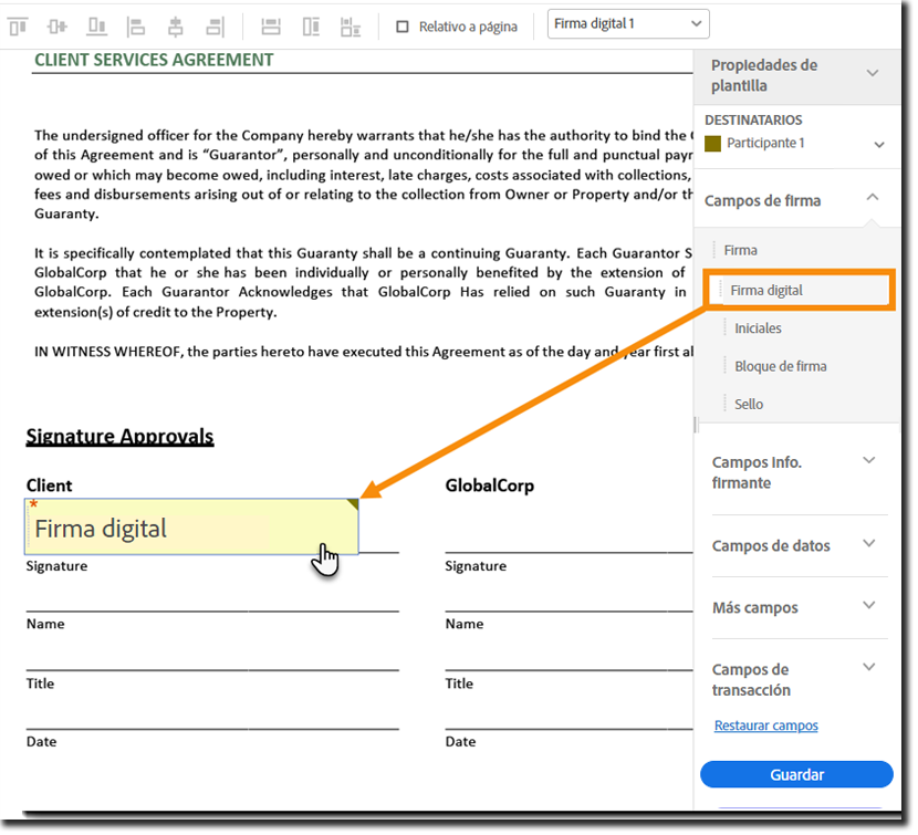 Firmas digitales basadas en la nube