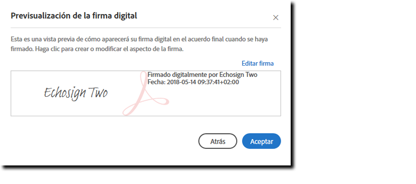 Utilizar firmas digitales