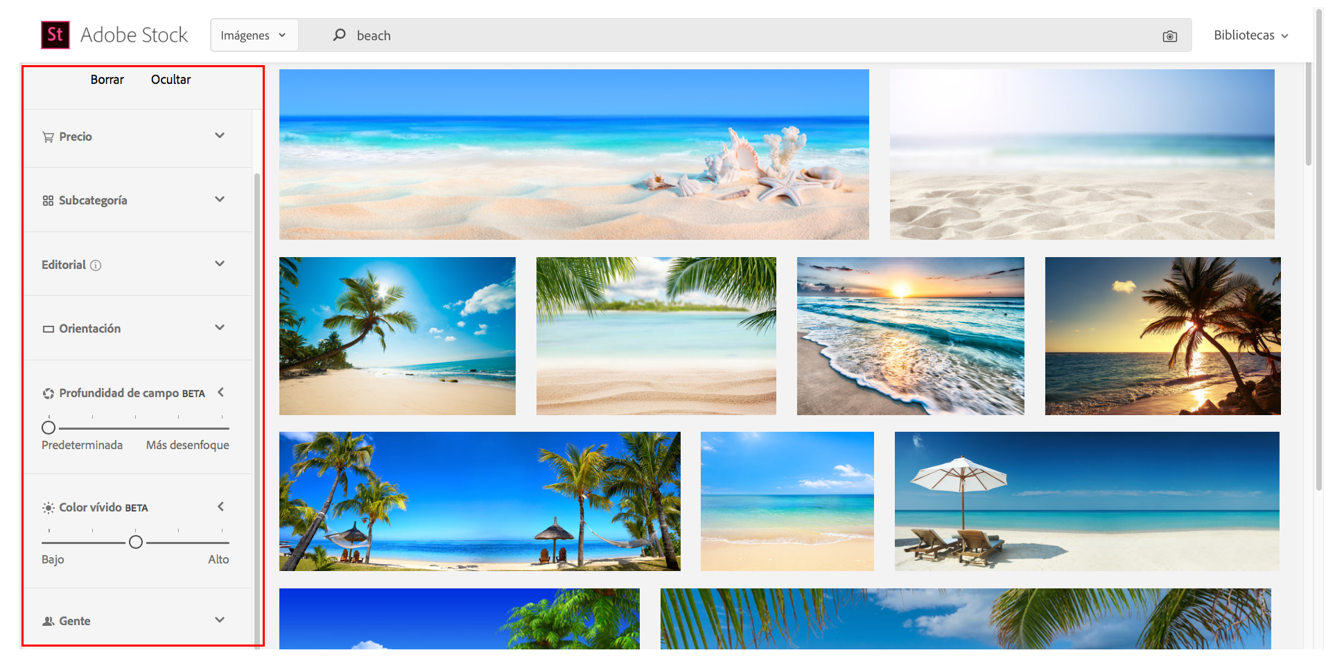 Aprenda a utilizar el sitio web de Adobe Stock para explorar y comprar licencias de contenidos ...