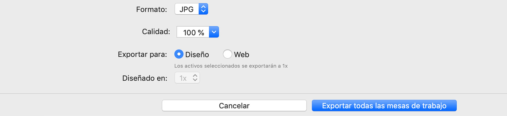 Conozca cómo exportar contenidos desde Adobe XD a los formatos PNG, SVG, JPG y PDF.