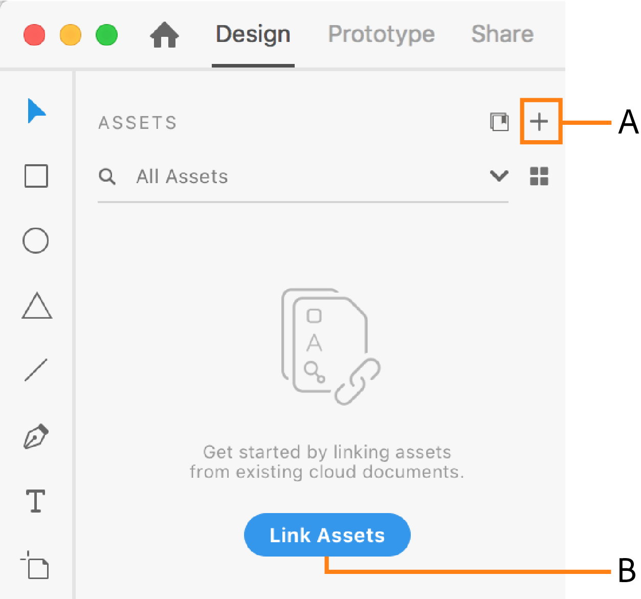 Traiga activos desde otras aplicaciones a Adobe XD.