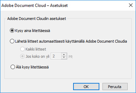 Adobe Document Cloud for Outlook, Acrobat