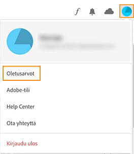 Tutustuminen Creative Cloud -tietokonesovelluksen Aloitus-näyttöön