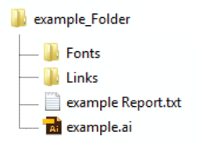 Package files in Illustrator