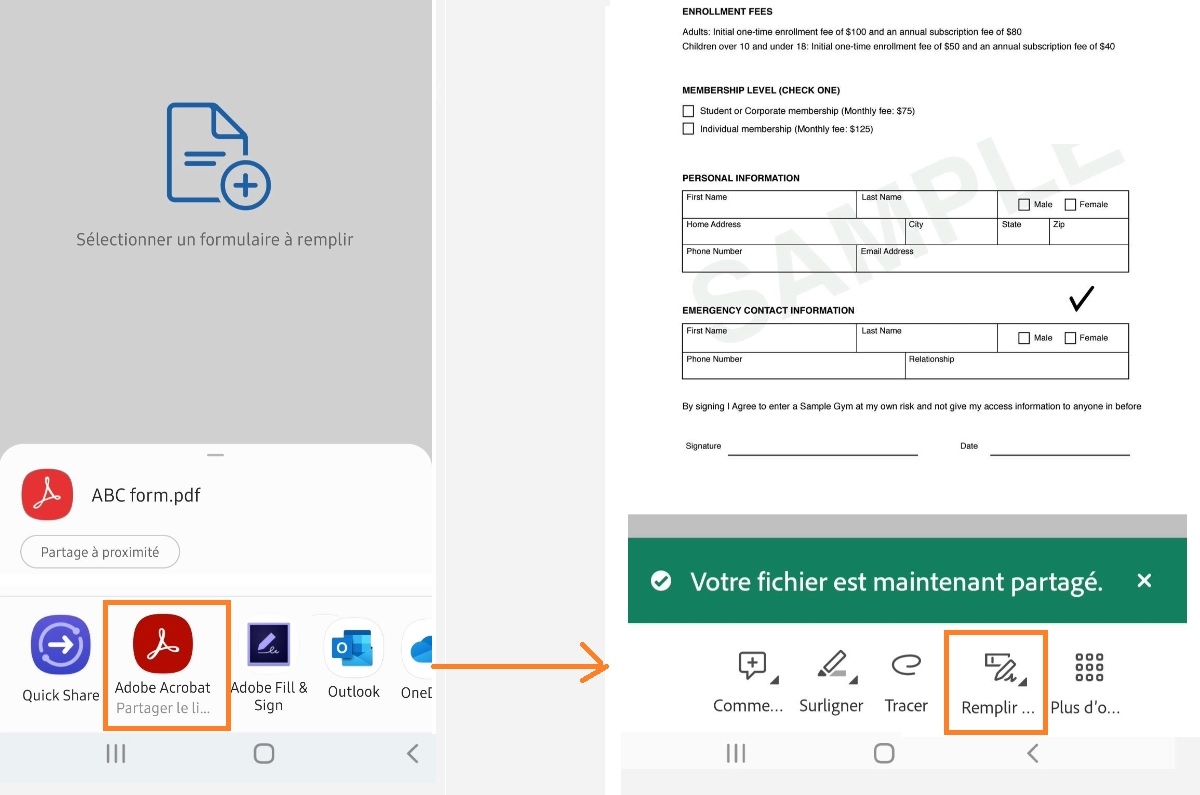 Adobe retire Fill & Sign : passer à Acrobat Reader