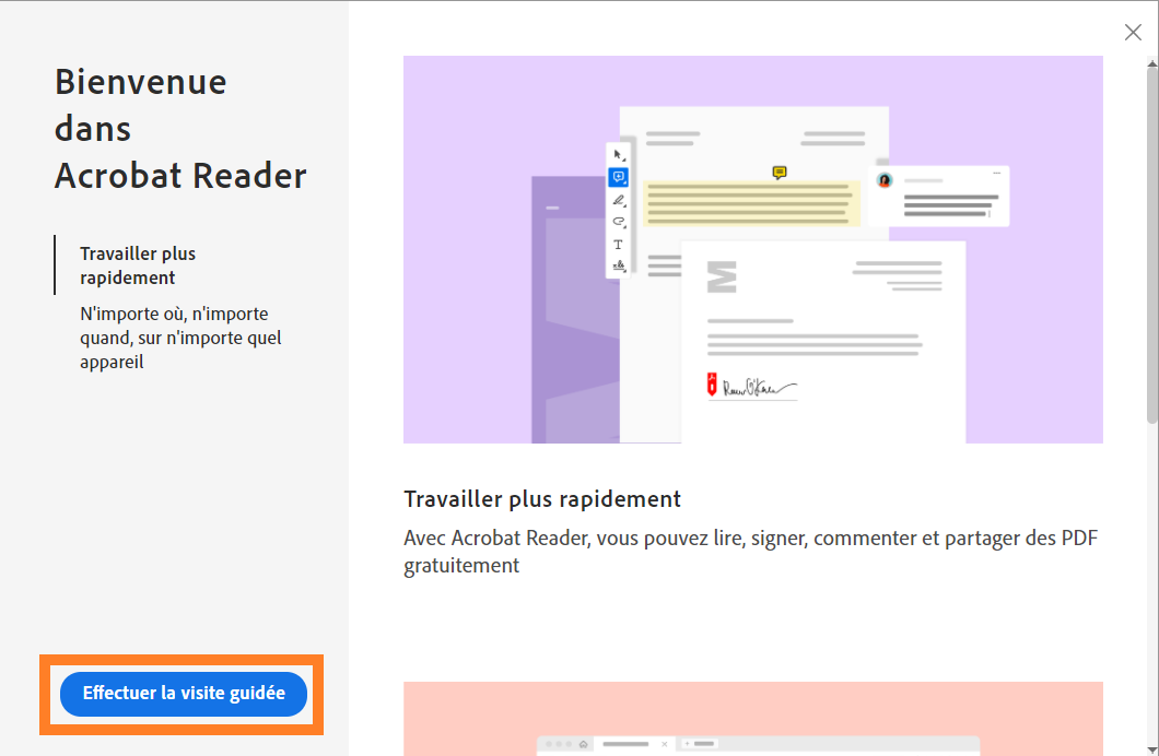 Présentation de la nouvelle expérience Acrobat
