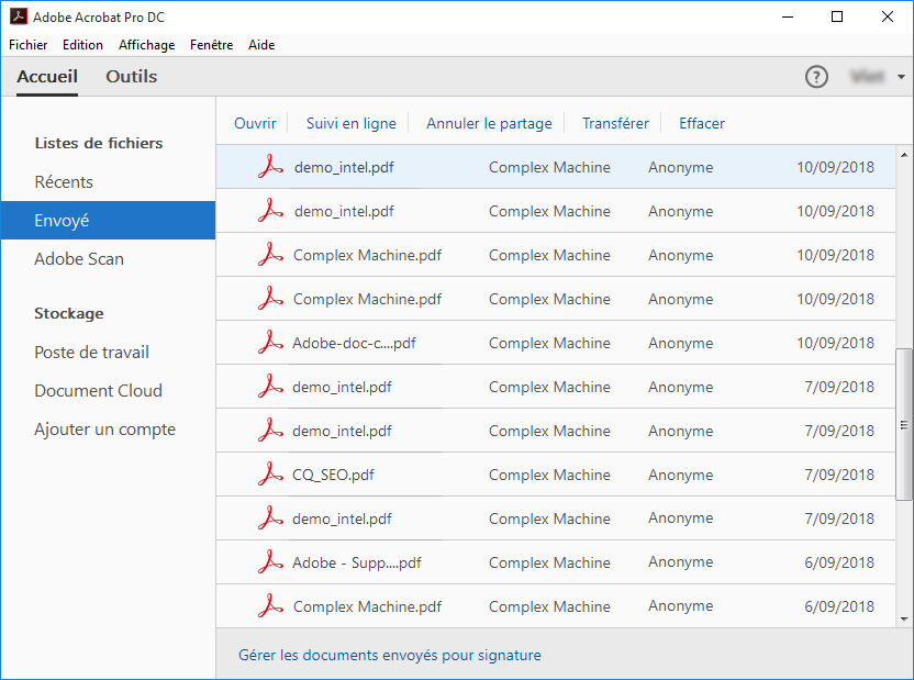 Concepts de base de l’espace de travail d’Adobe Acrobat dans Acrobat ...