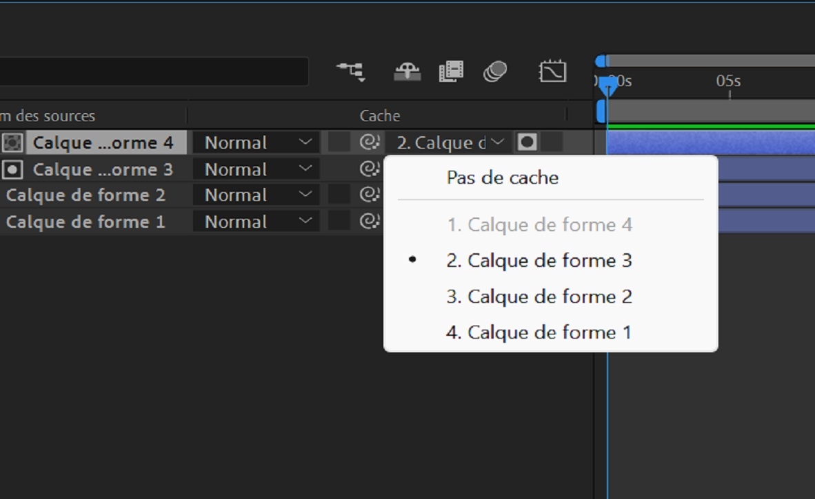 Caches de piste et caches mobiles