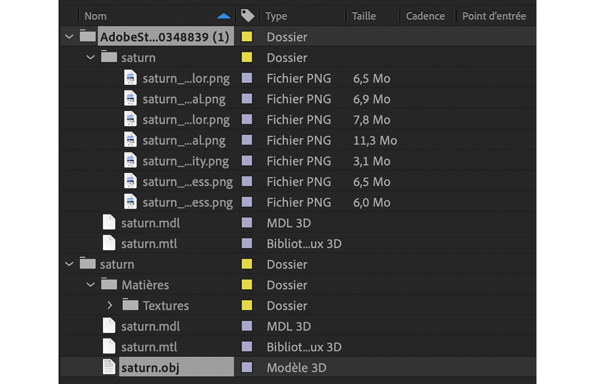 Importer et ajouter des modèles 3D à votre composition (Beta)