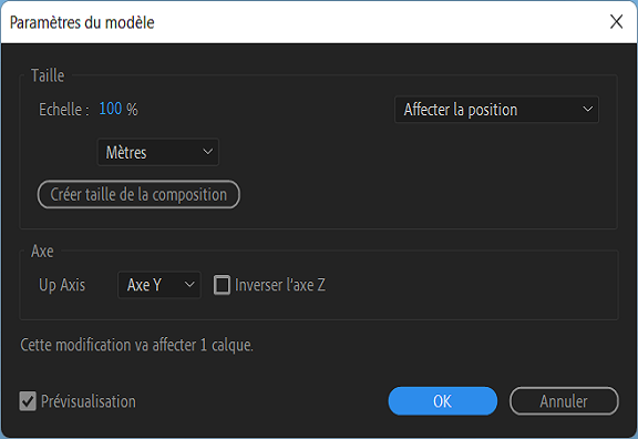 Utiliser l’espace d’animation et de conception 3D