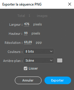 Exportation d’images et de vidéos avec Animate CC