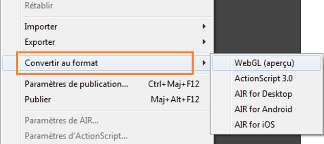 Nouveautés et modifications de la version 2017 d’Animate CC