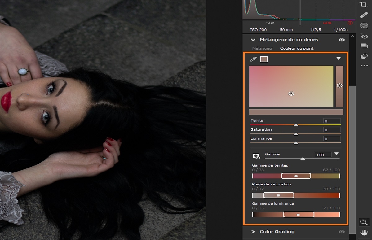 Résumé des fonctionnalités d’Adobe Camera Raw (version d’octobre 2023)