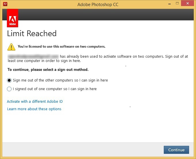 Bypass adobe cc activation limits - outletlasopa