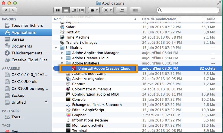 Utilisation du logiciel Creative Cloud Cleaner Tool pour résoudre les problèmes d’installation