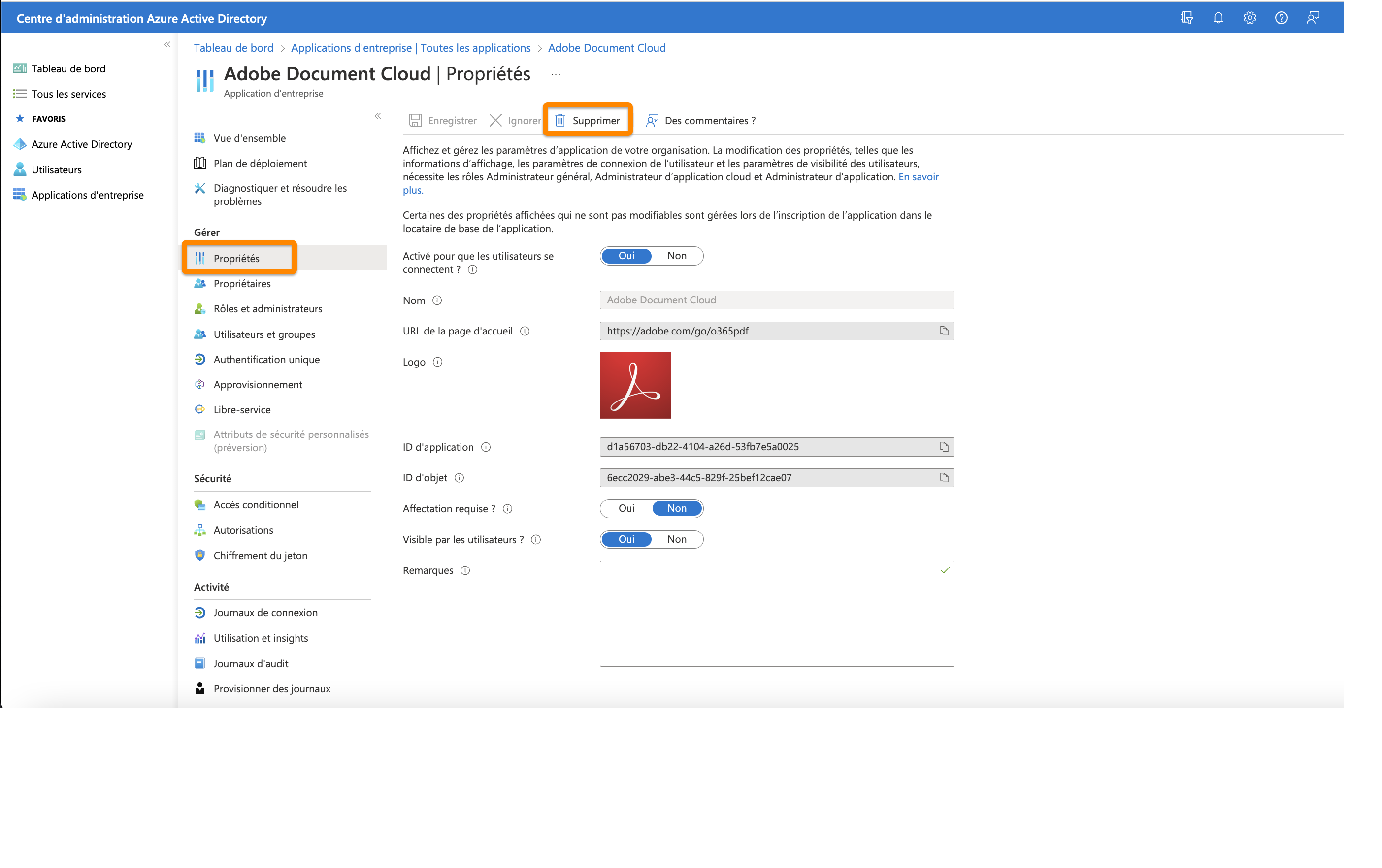 Adobe Acrobat pour Microsoft 365