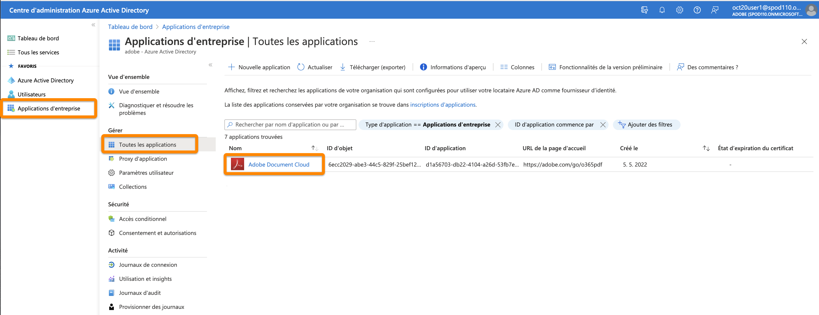 Adobe Acrobat pour Microsoft 365