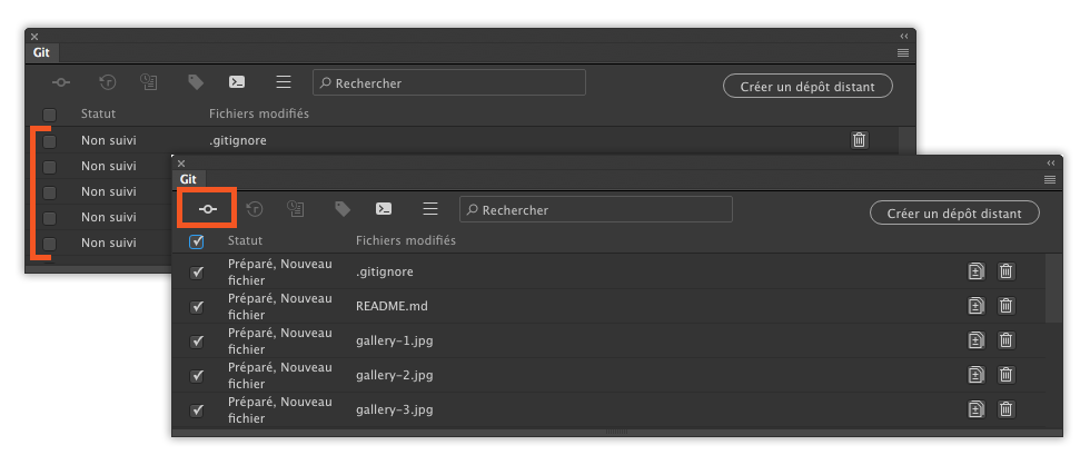 Découvrez comment télécharger et utiliser Git avec Dreamweaver.