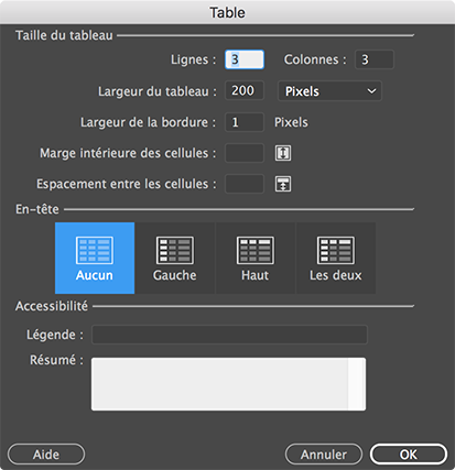 Découvrez comment utiliser des tableaux pour présenter du contenu sur ...