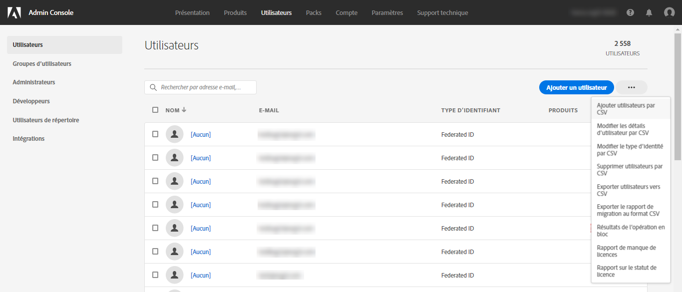 Résolution des problèmes de téléchargement de fichiers CSV en masse par ...