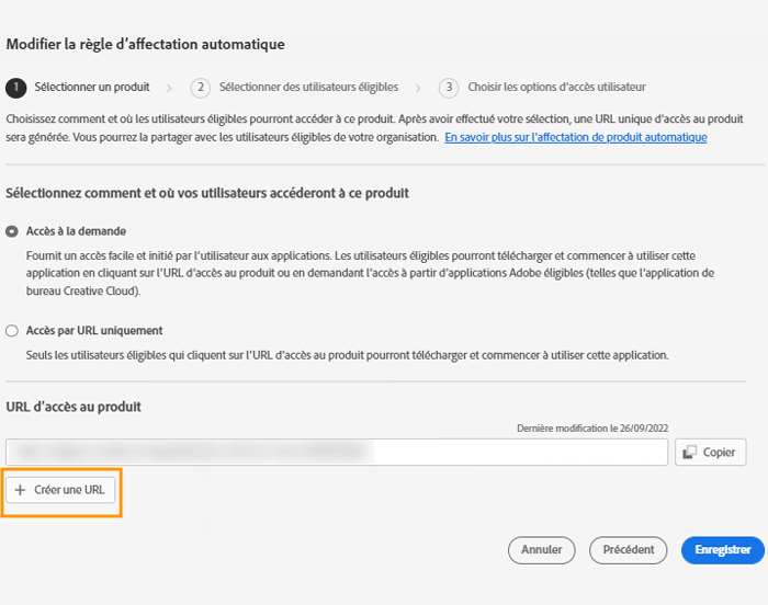 Gestion des règles d’affectation automatique