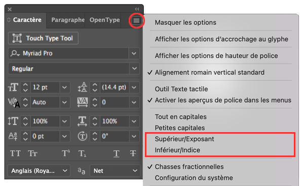 Ajout d’une mise en forme avancée au texte