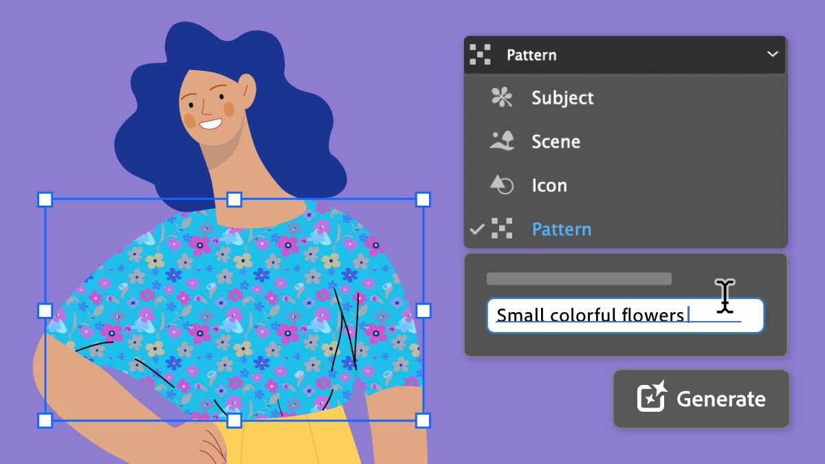 Création d’images vectorielles dans Illustrator avec l’IA générative