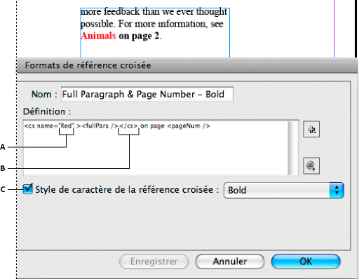 Insertion et gestion des références croisées dans InDesign