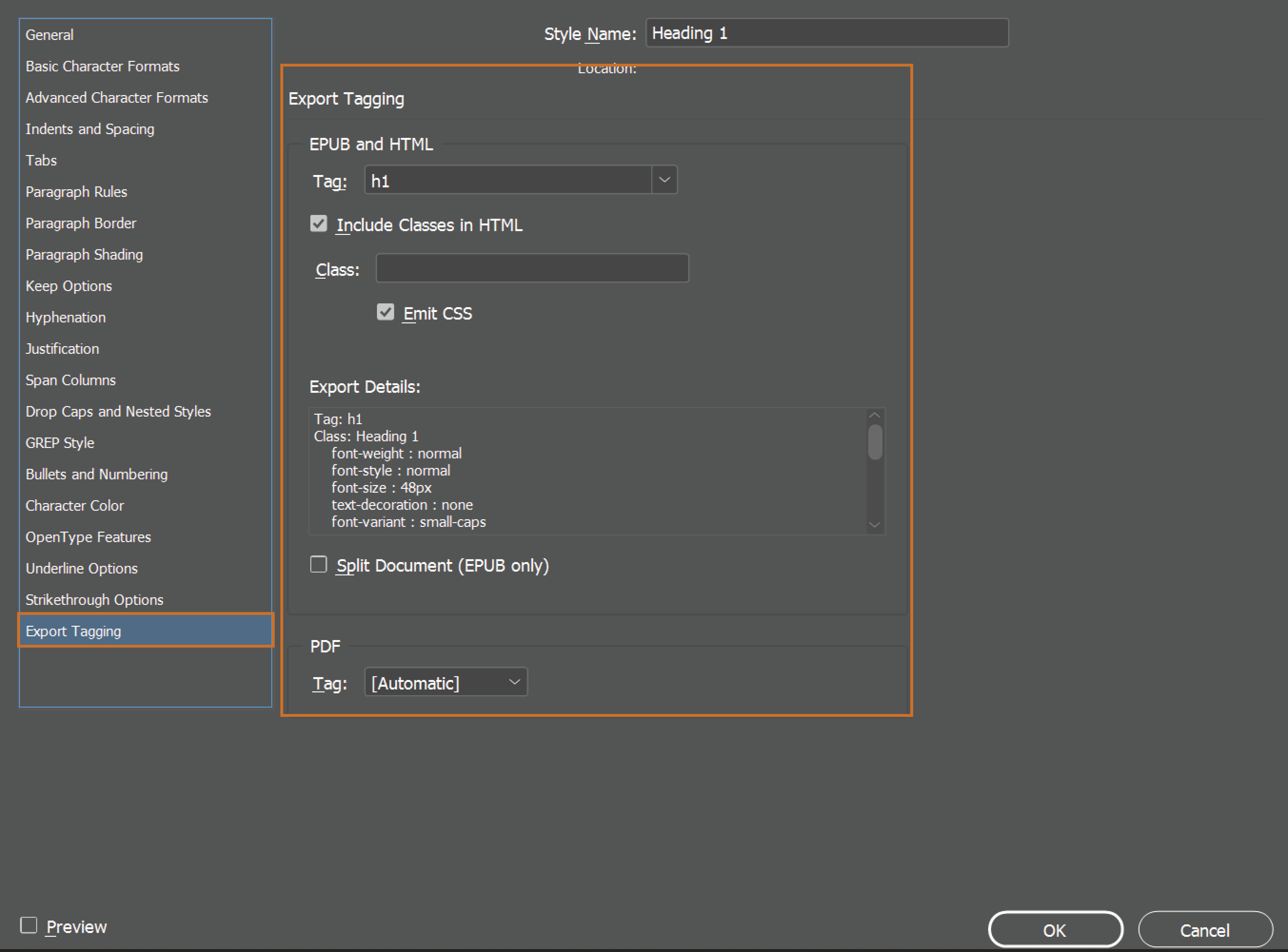 Mapper, gérer et exporter des styles de texte