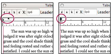 Configuration de tabulations et de retraits dans Adobe InDesign