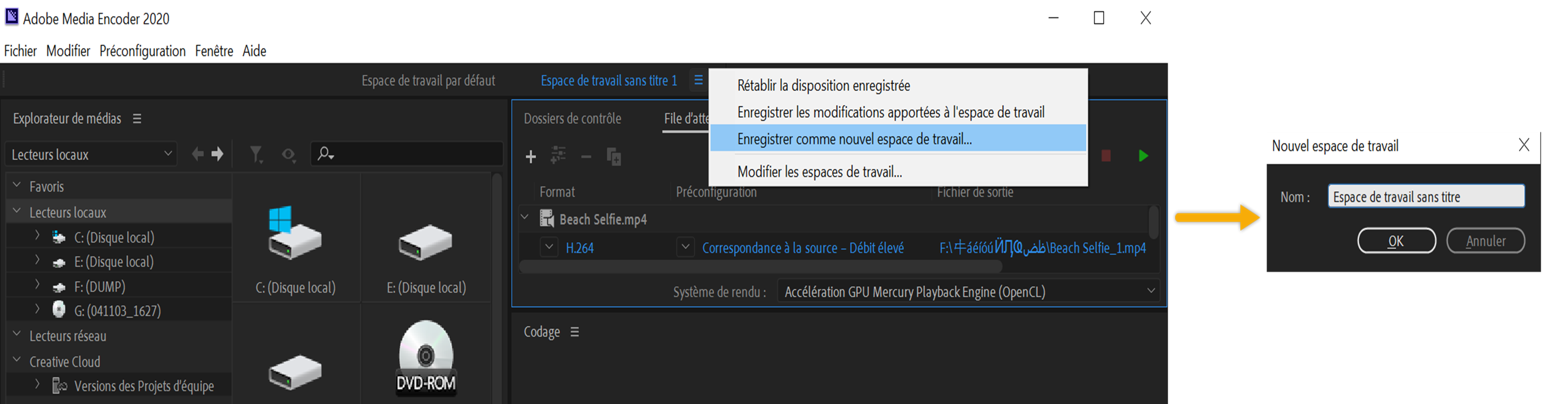 Découverte et prise en main d’Adobe Media Encoder