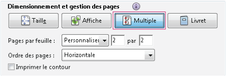 Impression de fichiers PDF dans Acrobat Reader
