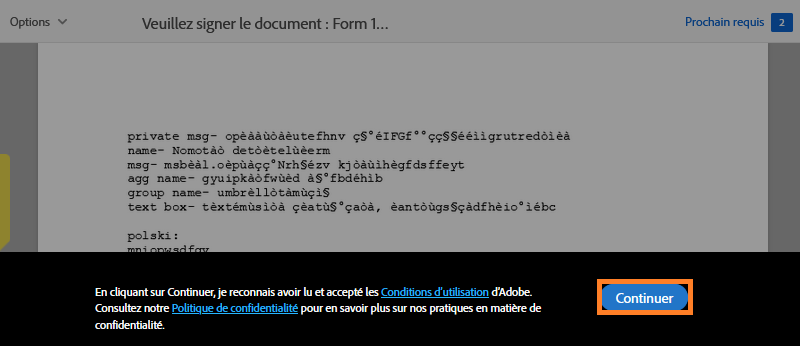Enregistrement d’un formulaire web à remplir ultérieurement