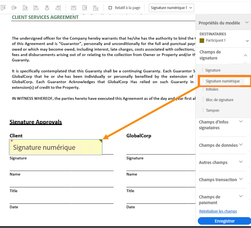 Signatures numériques basées sur le cloud