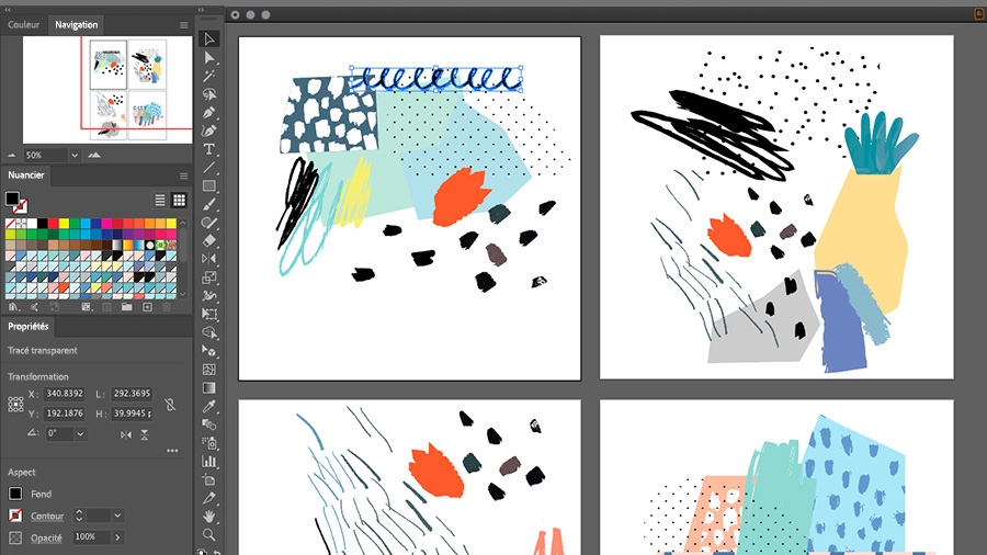 Comment appliquer un effet dessiné à la main pour créer des supports de ...