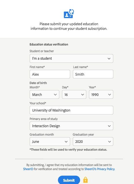 Renouvellement de la remise étudiante d’éducation