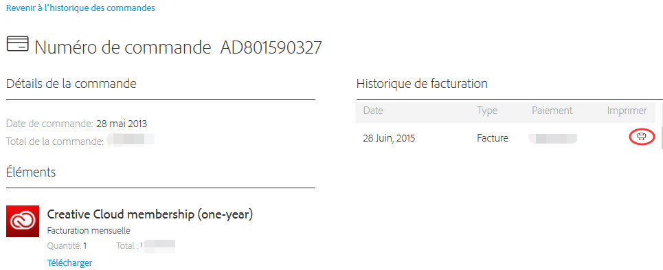 Boutique en ligne Adobe | FAQ : commande et paiement en ligne