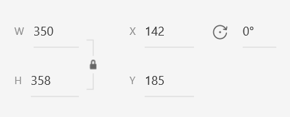Sélection, redimensionnement et rotation d’objets dans Adobe XD.