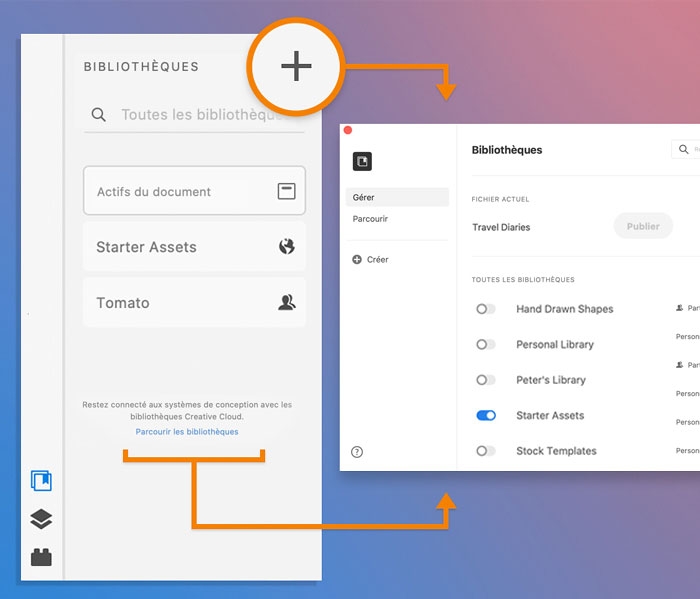 Créer et partager des chartes graphiques à l’aide des bibliothèques ...
