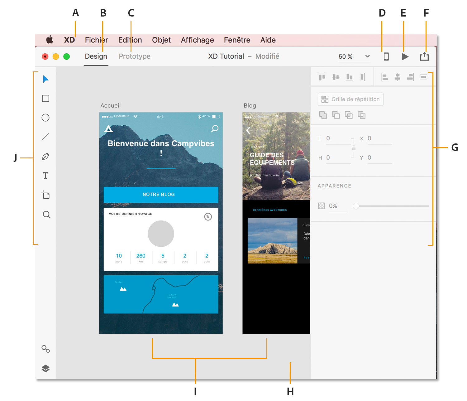 Découvrez plus en détail l’interface de design et de prototypage d ...