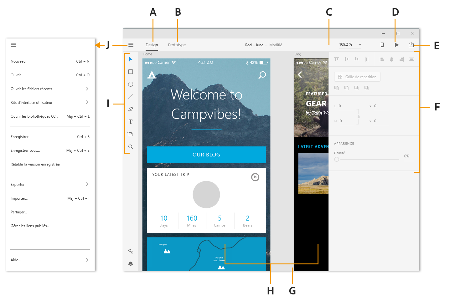 Découvrez plus en détail l’interface de design et de prototypage d ...