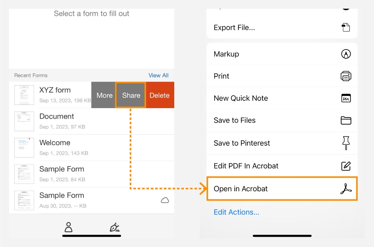 Adobe מוציאה משימוש את Fill & Sign: עבור ל-Acrobat Reader