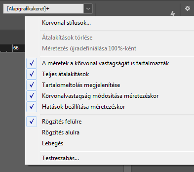 A munkaterületek alapjai az InDesignban