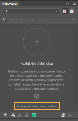 Creative Cloud Libraries a Photoshop alkalmazásban