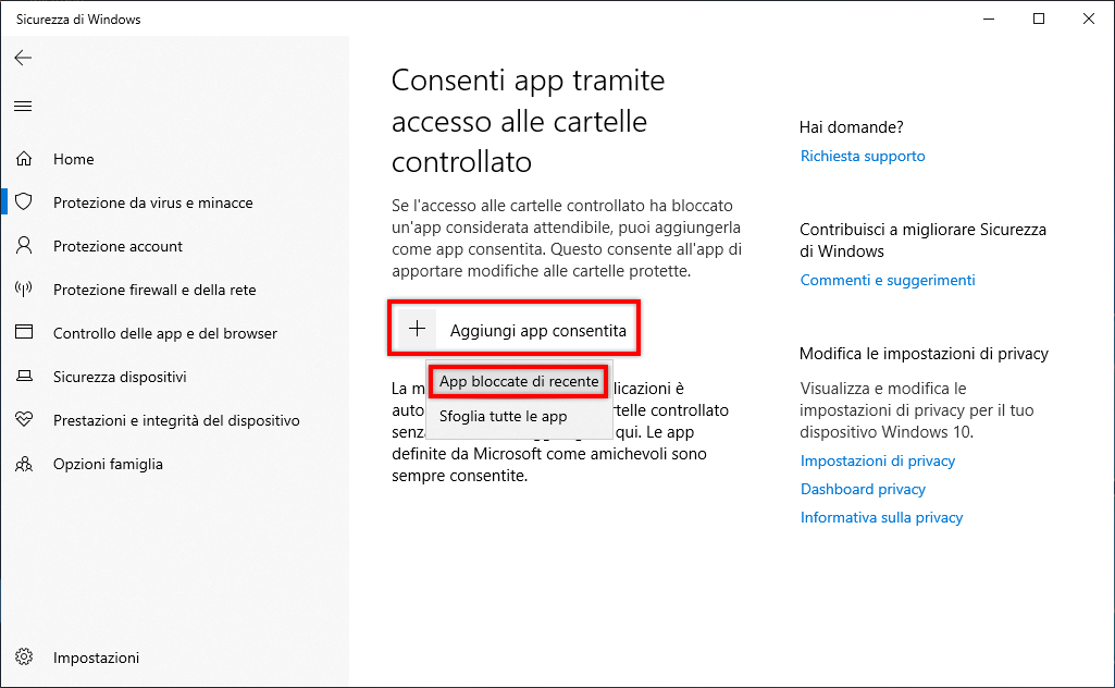 Errore durante il salvataggio di file PDF in Acrobat su Windows 10