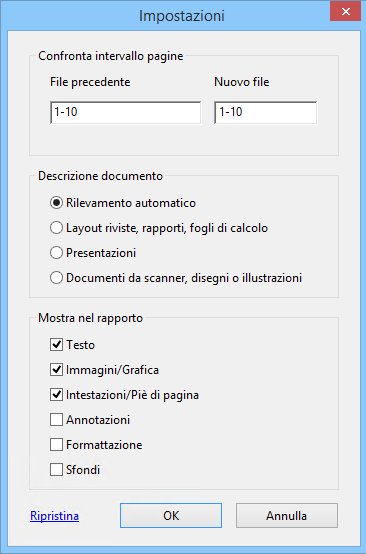 Confrontare due versioni di un file PDF in Adobe Acrobat
