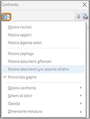 Confrontare due versioni di un file PDF in Adobe Acrobat