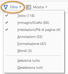 Confrontare due versioni di un file PDF in Adobe Acrobat