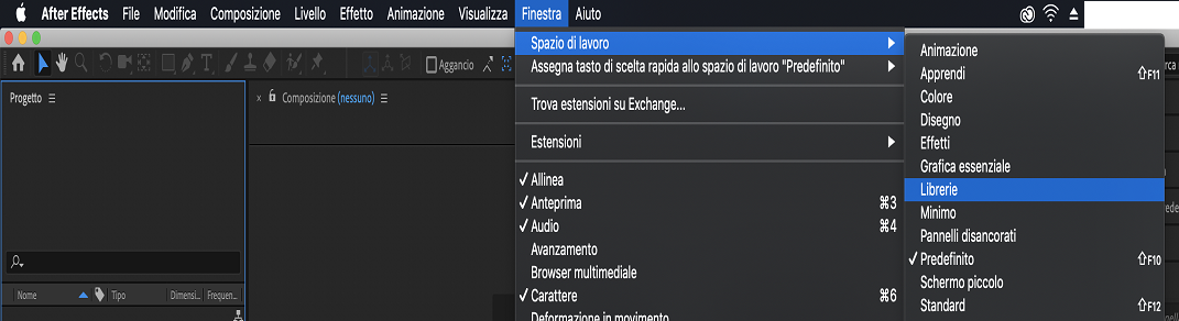 Creative Cloud Libraries in After Effects